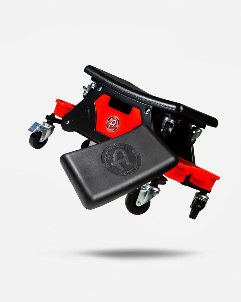 Adam's Polishes Creeper Detailing Seat With Storage | Compact Creeper