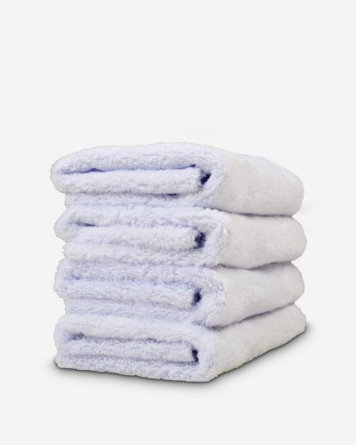 Adam's Borderless White Lite Plush Towel