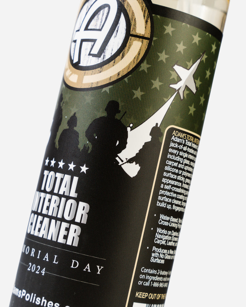 Adam's Memorial Day Total Interior Cleaner 2024
