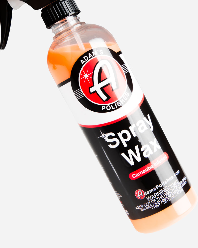 Adam's Polishes Spray Wax | Sprayable Carnauba Wax Infused