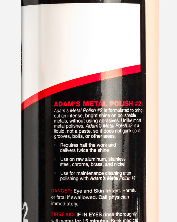 Adam's Polishes Metal Polishing Compound #2 | Auto Detail Products