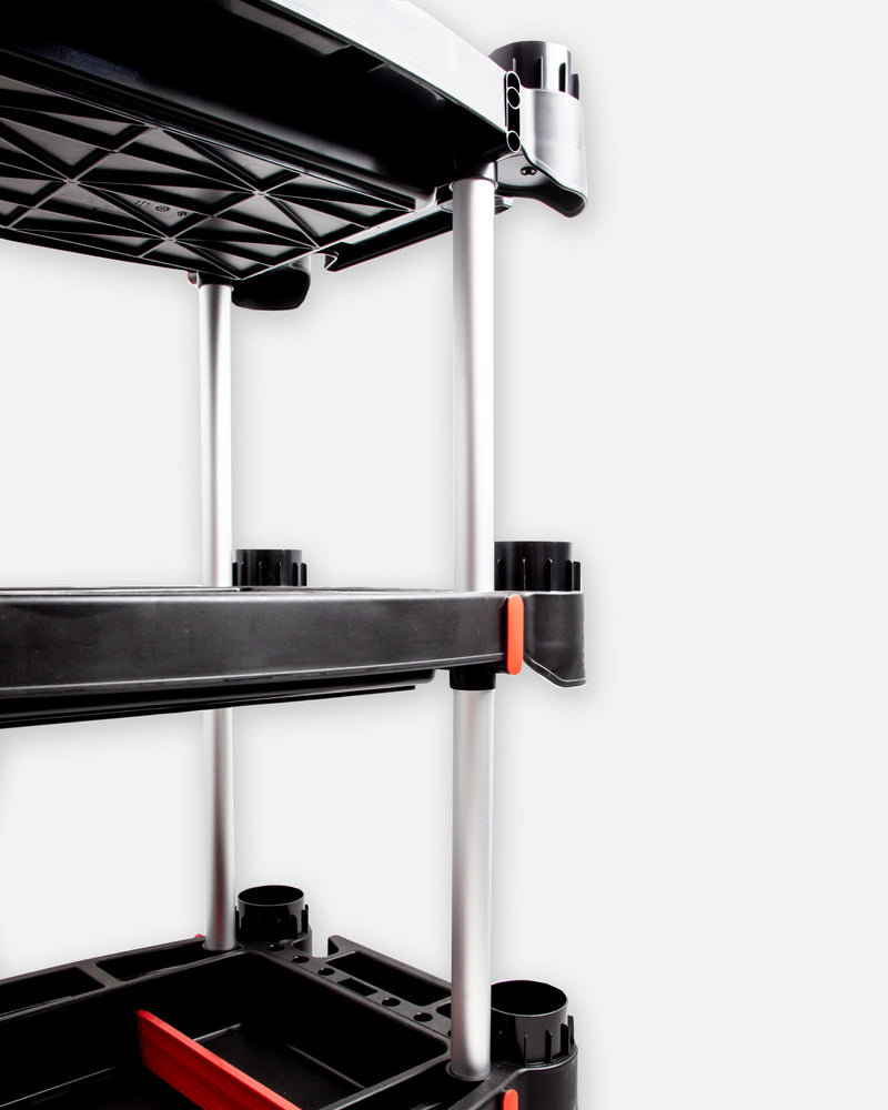Adams Polishes Standard Detail Cart For Garage Storage | Mechanic Cart