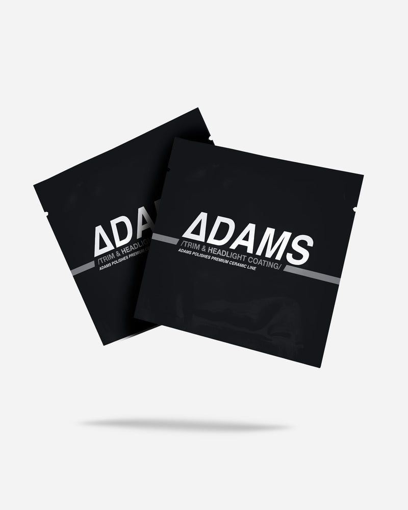 Adam's Ceramic Trim & Headlight Coating Wipe & Kit