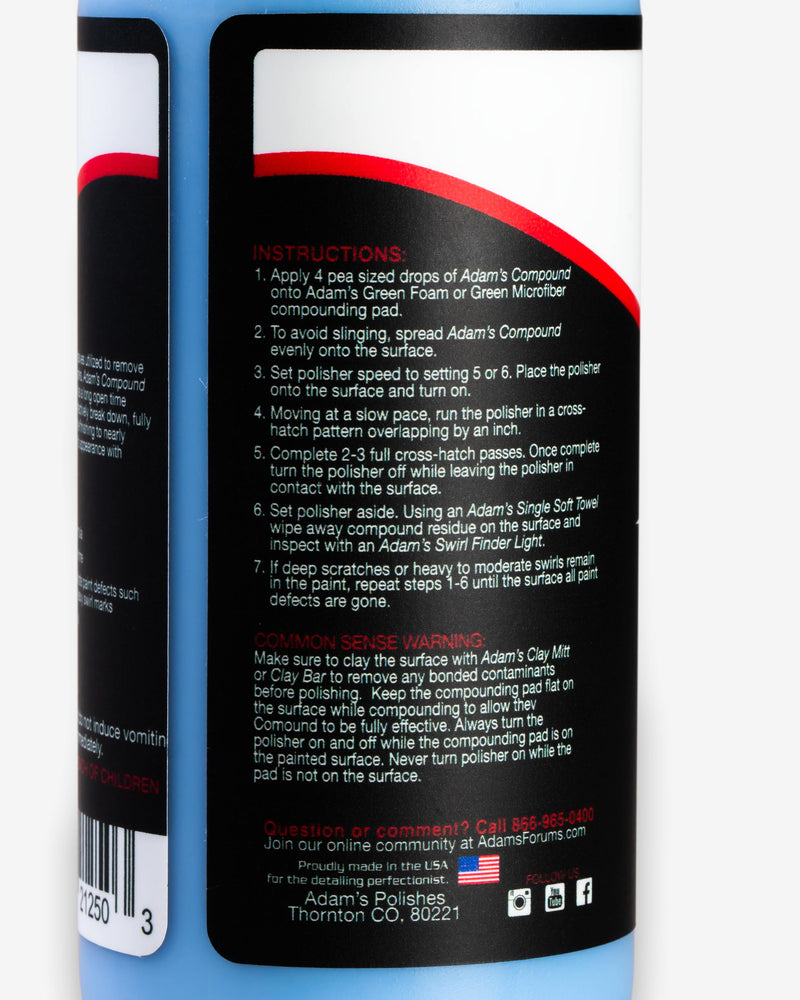 Adam's Heavy Correcting Compound | Best Swirl Removing Polish