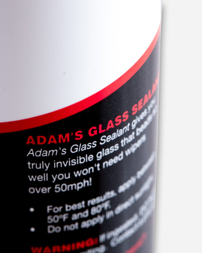 Adam's Polishes Glass Sealant | Rain Repellent For Windshield