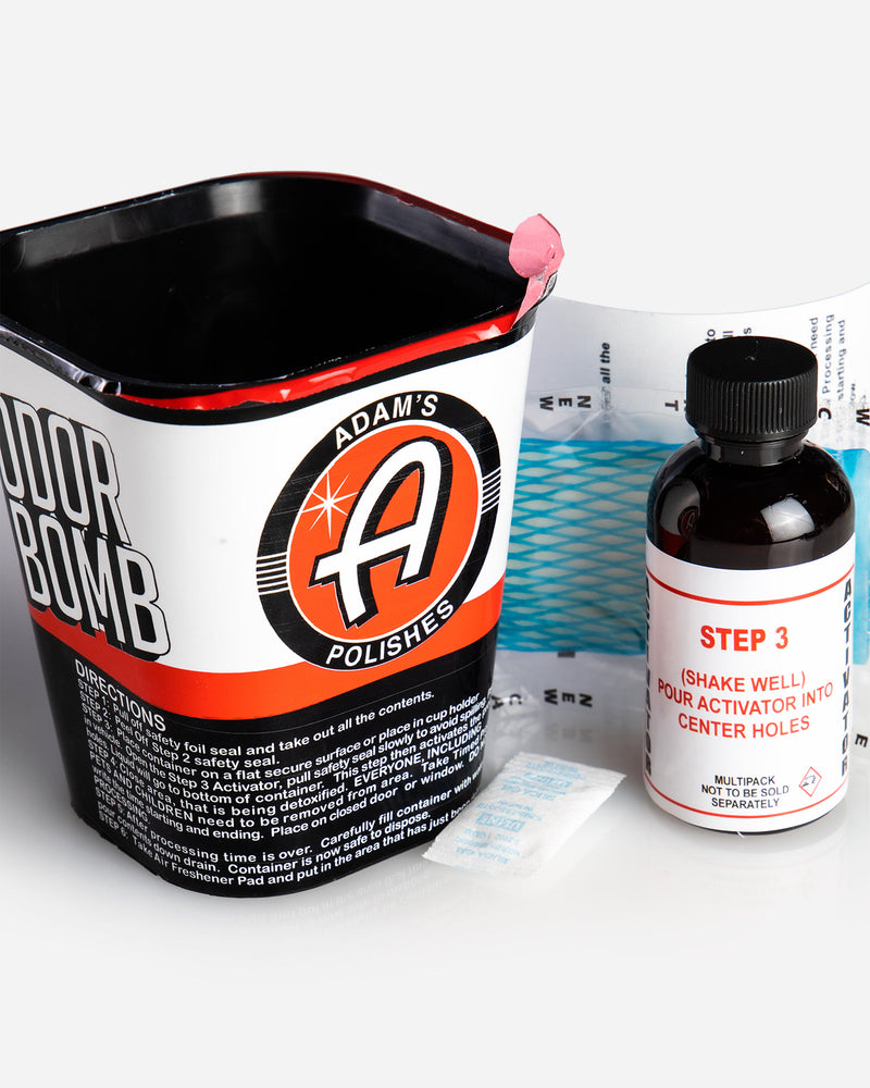Adam's Polishes Odor Bomb | Odor Eliminator For Cars
