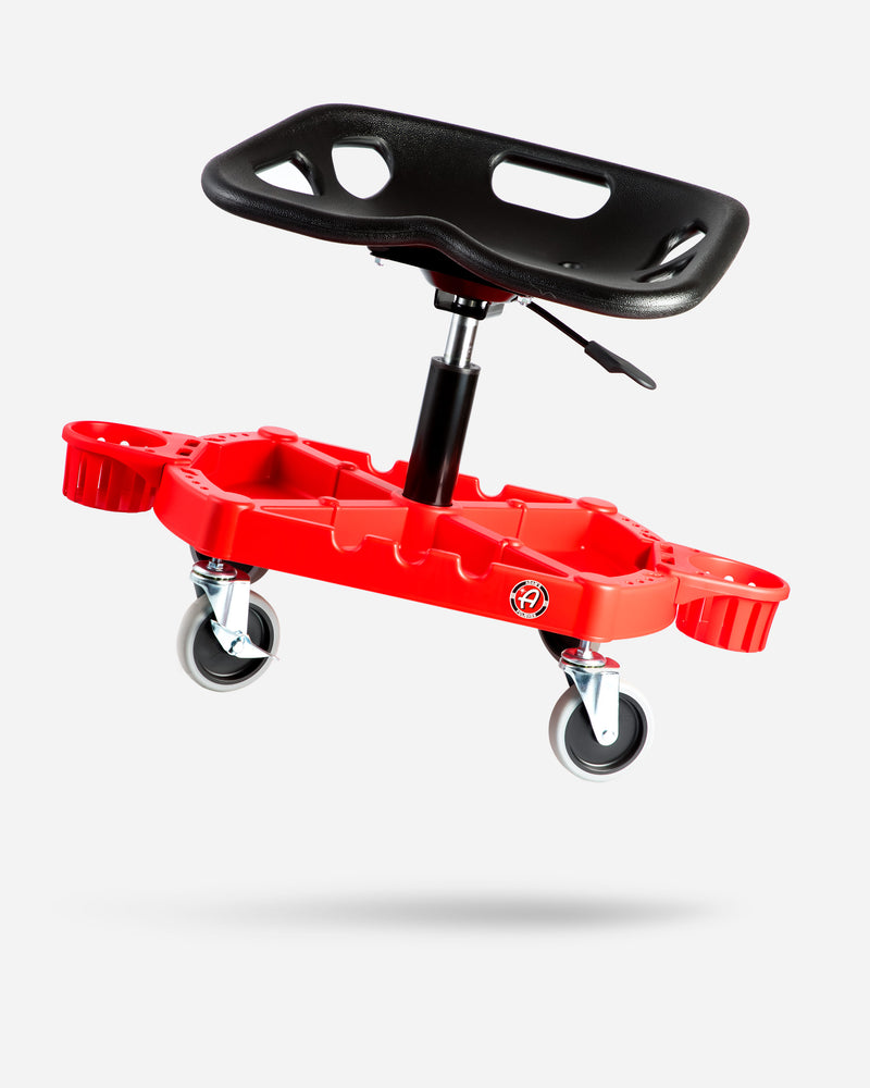 Adam's Polishes Detailing Stool | Garage Ajdustable Tractor Seat