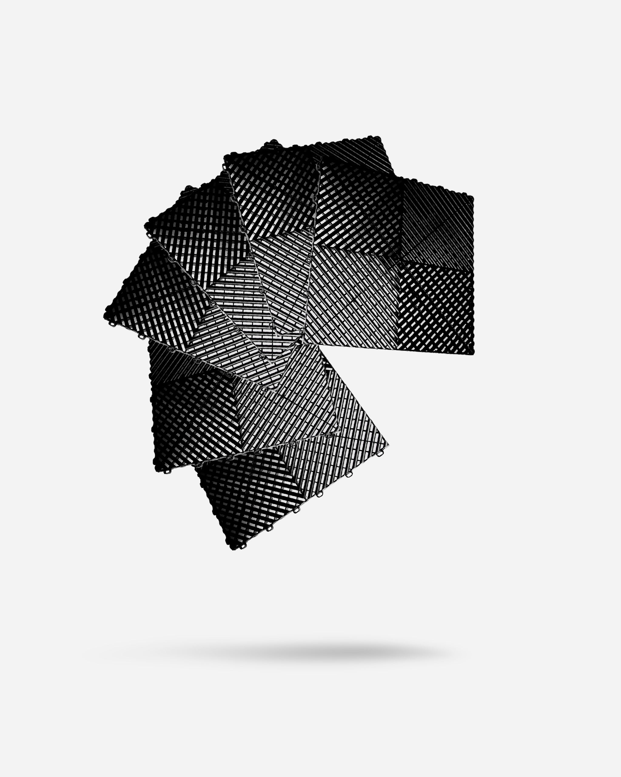 Swisstrax Garage Flooring Ribtrax Tiles Edges and Corners - Adam's Polishes