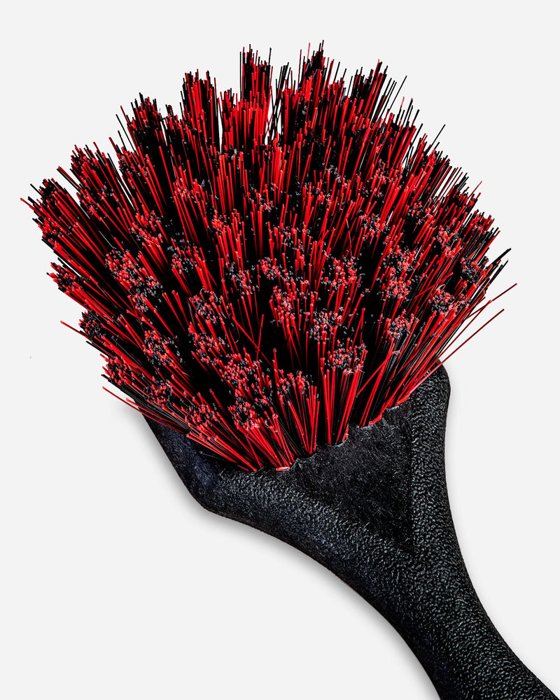 Adam's Polishes Tire Scrub Brush | Tire Cleaning Strong Bristle Brush