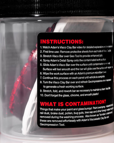 Adam's Polishes Vicso Elastic Clay Bar | Decontamination Clay Bar