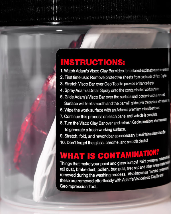 Adam's Polishes Vicso Elastic Clay Bar | Decontamination Clay Bar